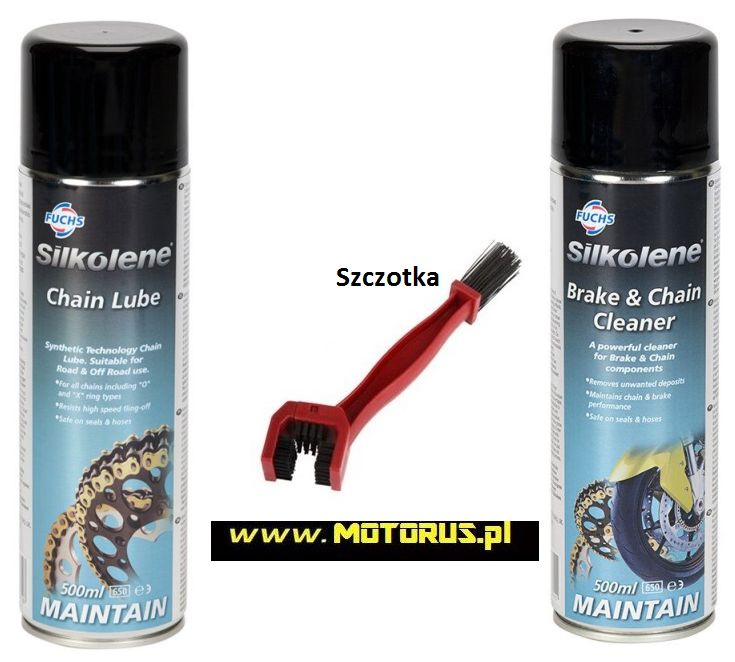 FUCHS SILKOLENE zestaw do czyszczenia i konserwacji łańcucha napędowego ...
